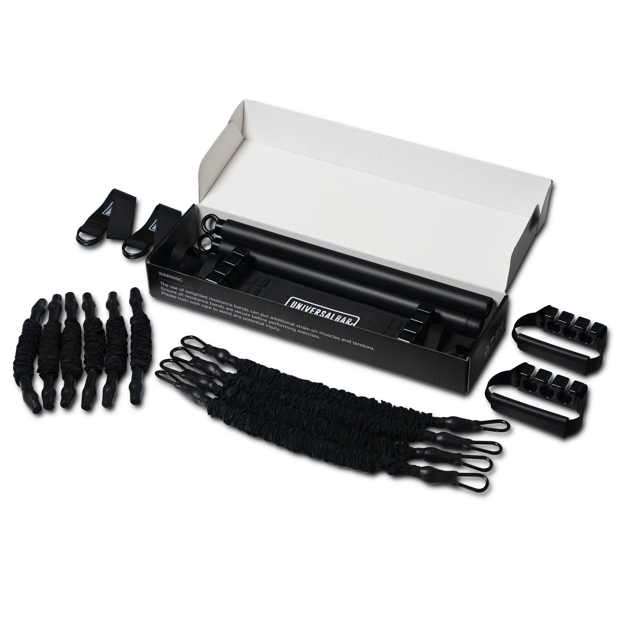 THE UNIVERSAL BAR | Portable Home Gym Resistance Band and Bar ...