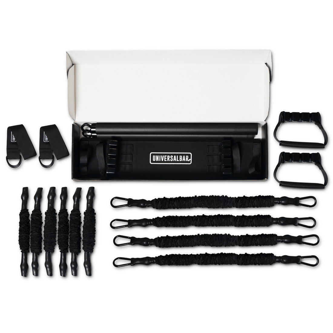 THE UNIVERSAL BAR | Portable Home Gym Resistance Band and Bar ...